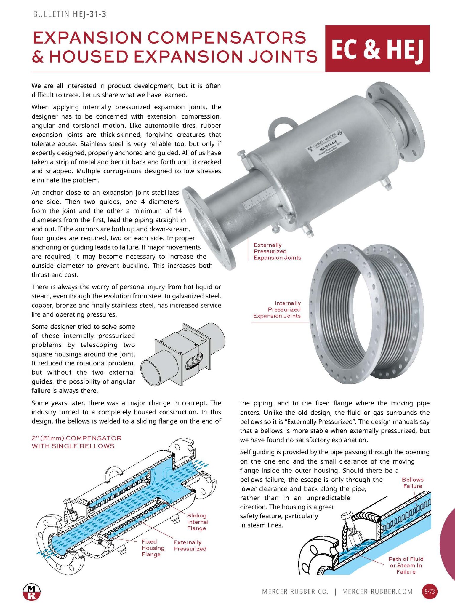 8.14 Expansion Compensators and Housed Expansion Joints - EC, HEJ ...